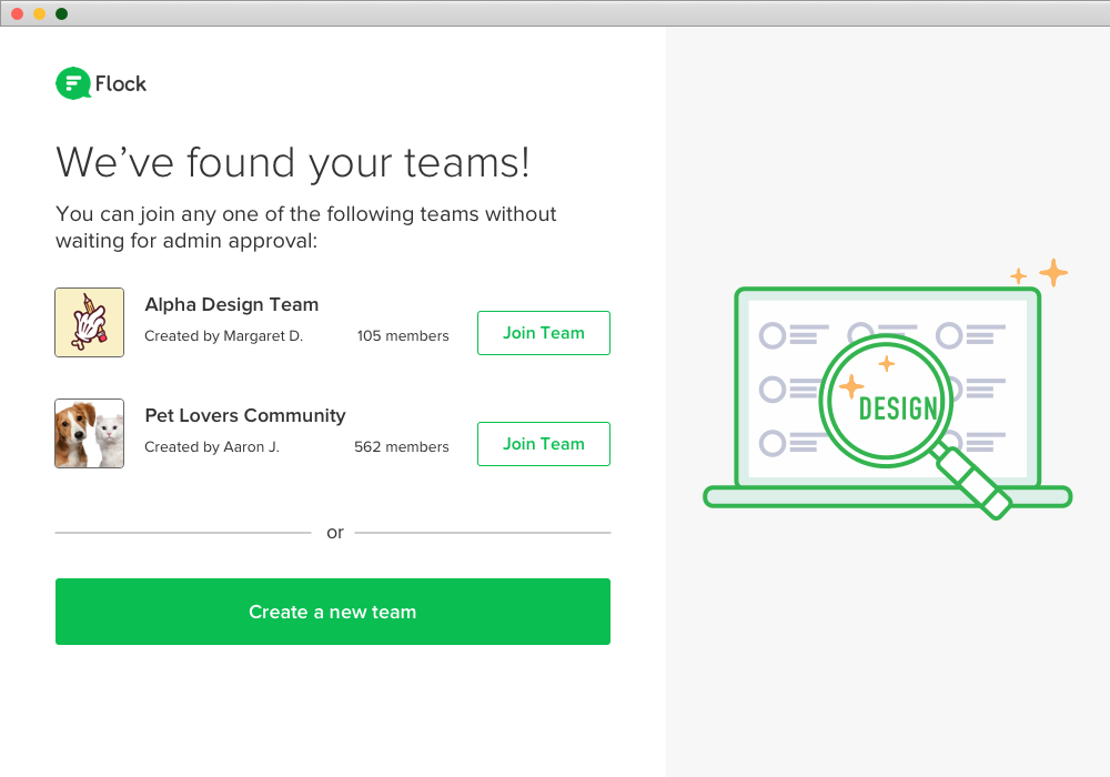 Creating a Flock Team: 101